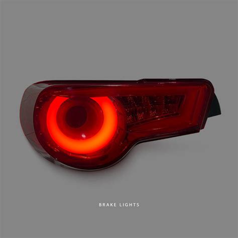 Subaru Brz 1st Gen 2012 2018 Sequential Crystal Eye Clear Red Led