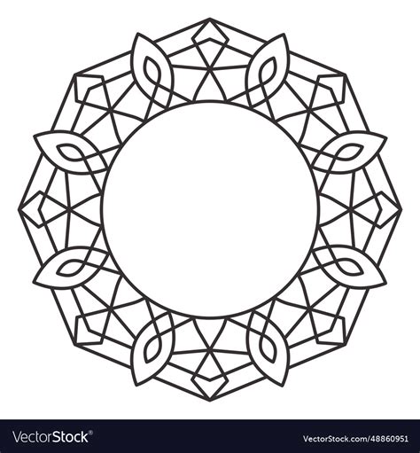 Geometric Label Stroke Royalty Free Vector Image