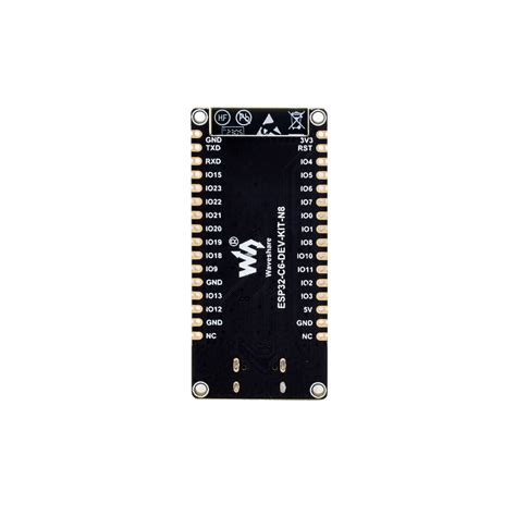 Waveshare Esp32 C6 Microcontroller Wifi 6 Development Board 160mhz Si