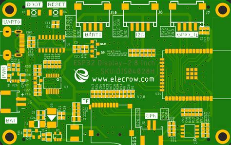 Crowpanel Esp32 Hmi 28 Inch Display Elecrow Wiki