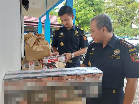 Bea Cukai Palangka Raya Amankan 52 Ribu Batang Rokok Ilegal Patra