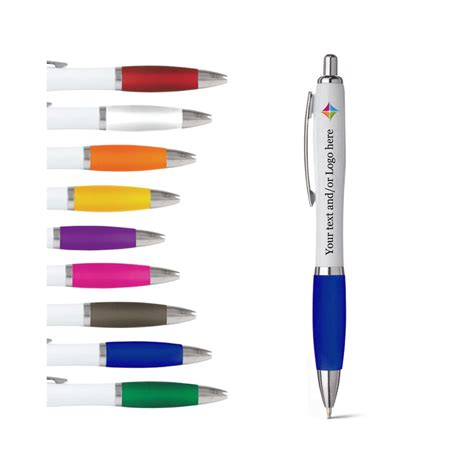 Custom Printed Promotional Pens Ballpoint Rubber Personalised Pens