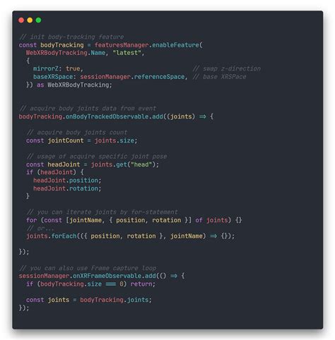 WebXR Body Tracking Testbed Demos And Projects Babylon Js