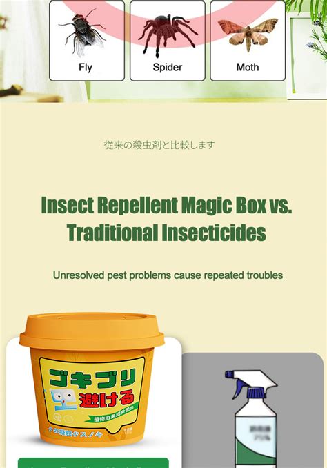 【🇸🇬𝗦𝗚 𝗦𝗧𝗢𝗖𝗞】plant Based Cockroach Repellent Magic Box Safe Non Toxic