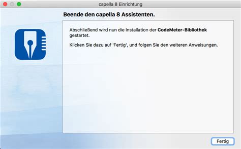 Installation Codemeter Version Capella Software Ag