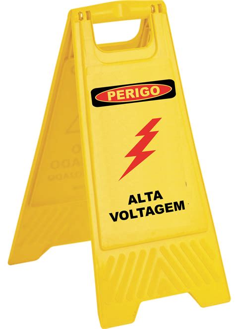 Cavalete Plástico De Sinalização Tecnodesign Comunicação Visual