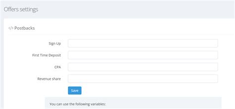 Postback Tracking TrafficManager Routy