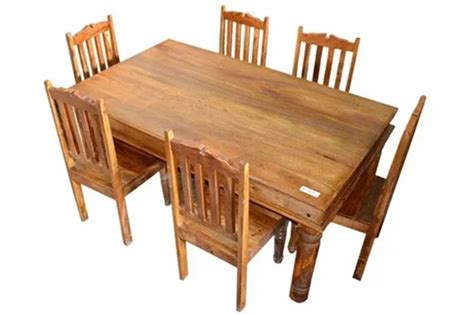 Rectangular Wooden Rustic Dining Table 6 Seater At 35000 Piece In Jodhpur