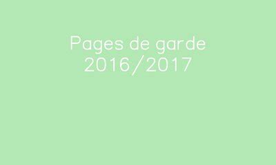 Pages De Garde 2016 2017 Par ReCreatisse Jenseigne Fr