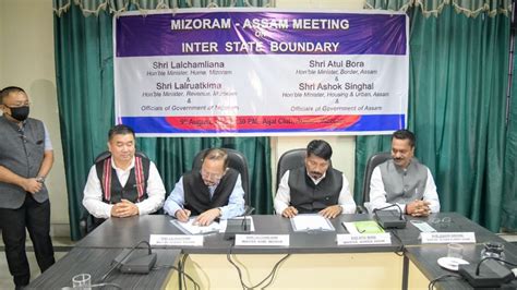 Border Row Minister Level Talks Between Mizoram And Assam To Be Held
