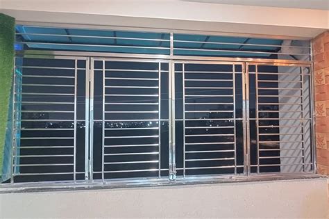 Modern Stainless Steel Window Grill For Home At 400 Kg In Nagpur