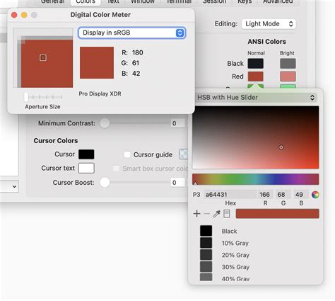 Colors Not Recreated Perfectly Due To Color Space Issue Mbadolato ITerm Color Schemes