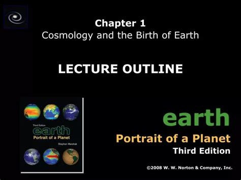 Ppt Chapter 1 Cosmology And The Birth Of Earth Powerpoint