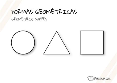 Formas geométricas basicas Dibujo 1253 Dibujalia