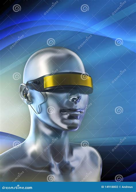 Cyber Glasses Stock Illustration Illustration Of Communication 14918802