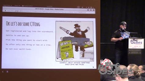 BSides DC 2016 WCTF Magic As Told By A Clumsy Magician YouTube