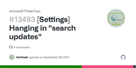 Settings Hanging In Search Updates · Issue 13493 · Microsoft