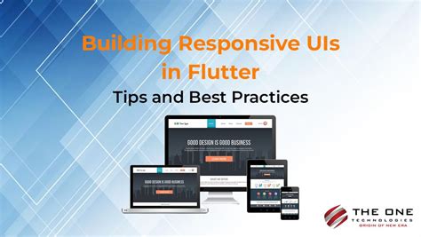 Building Responsive Uis In Flutter Tips And Best Practices The One