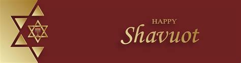 유태인 휴일 번역 해피 샤부오트를 위한 색상 배경에 멋지고 창의적인 유태인 기호와 금색 종이 컷 스타일이 있는 해피 샤부오트 카드 프리미엄 벡터