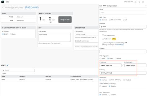 SSR Onboarding With Static IP Addresses Mist
