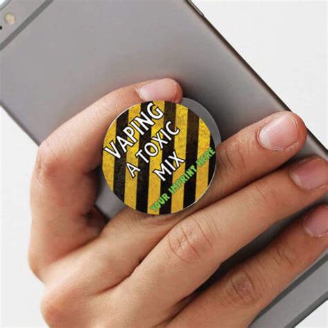 Vaping Prevention Popup Phone Gripper Customizable Vaping A Toxic
