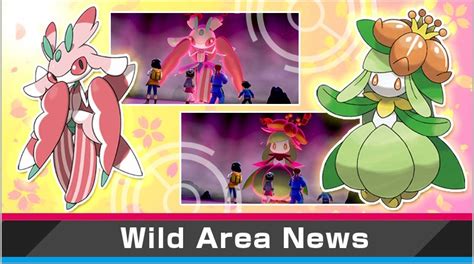 Pokemon Sword Shield Now Featuring Flowery Pokemon In Max Raid Battle Event