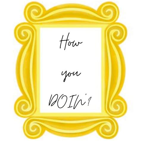 Friends Tv Show Quotes Printable Etsy