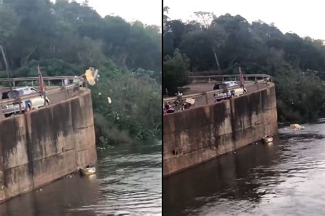 Vídeo Mostra Despejo Irregular De Lixo No Rio Paraná H2foz
