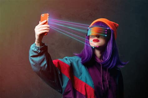 Style Hacker Woman In Vr Glasses