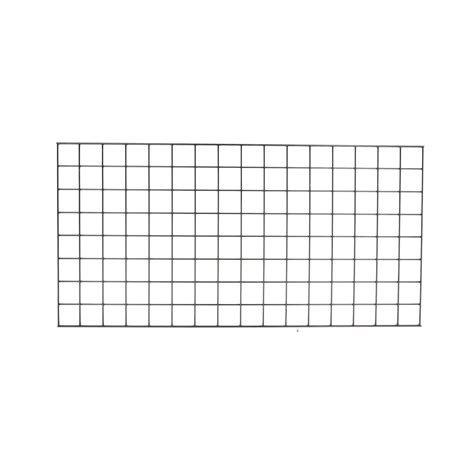 Sswbasics 2 X 4 Wire Grid Panel In Sleek Black Sturdy Black Grid