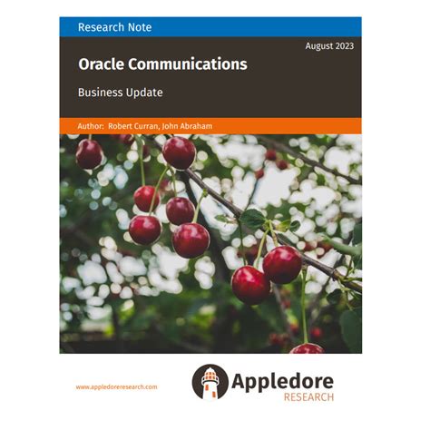Oracle Industry Analyst Event 2025 Appledore Research