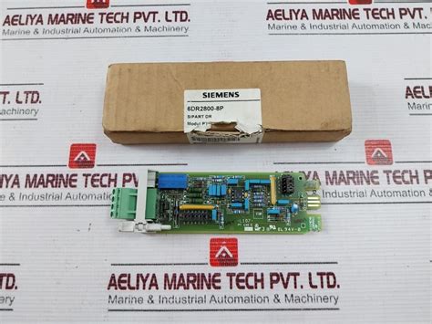 Siemens 6dr2800 8p Input Module For Pt 100 E Aeliya Marine Tech