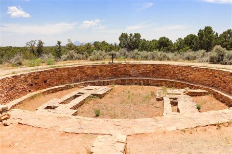 Ancestral Puebloan Kiva In Colorado Stock Image Image Of Corners