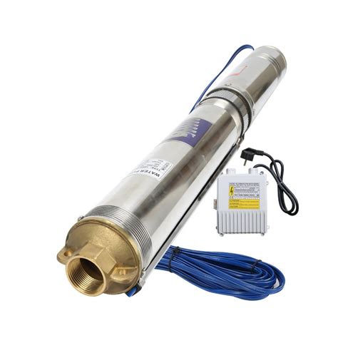 Pompe de puits profond Submersible 4000 l h 1100W Pompe à Eau Immergée