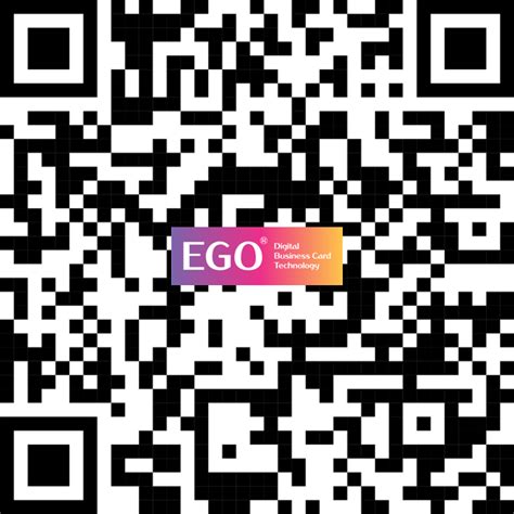 Пример цифровой электронной визитки с Qr кодом