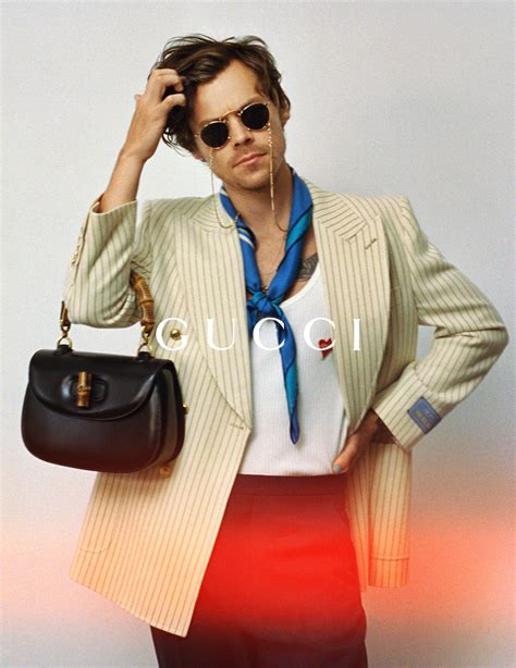 See Every Look From Harry Styless New Gucci Campaign Who What Wear
