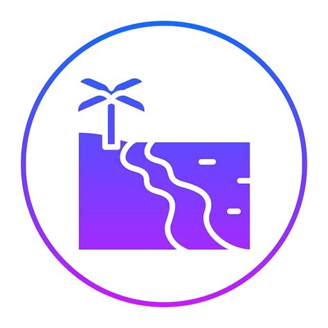 Premium Vector Beach Vector Illustration