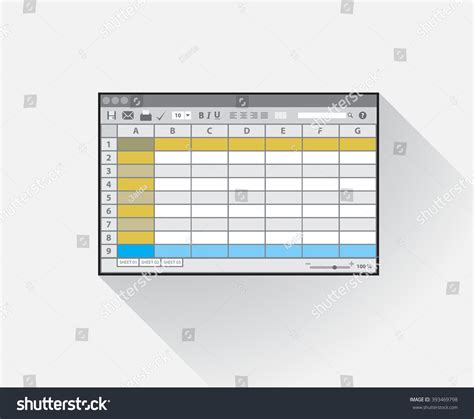 Excel Table Template Over 271 Royalty Free Licensable Stock