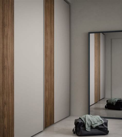 Novamobili Offset Sliding Door Wardrobe Belvisi Furniture
