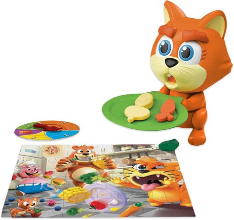 Picky Kitty Game Feed The Kitty His Veggies Before He Flips His Plate Includes 24 Piece