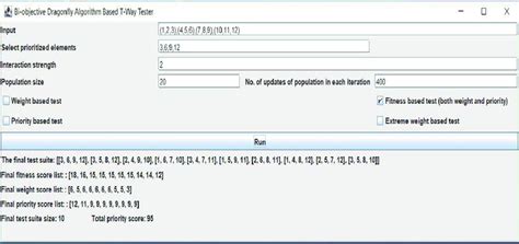 Achieved Test Suite In The Bda Based T Way Testing Tool Download