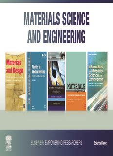 MATERIALS SCIENCE AND ENGINEERING Meradesh In