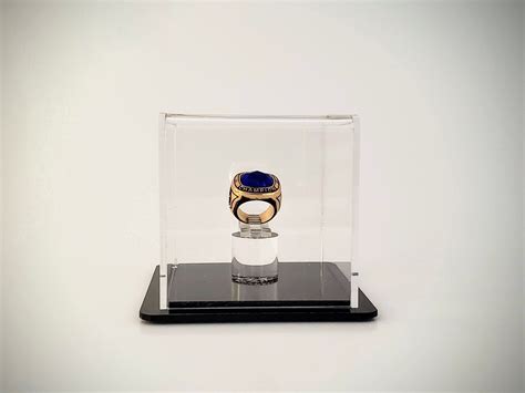Ring Display Case For Collectors Rings Championship Rings Or Etsy