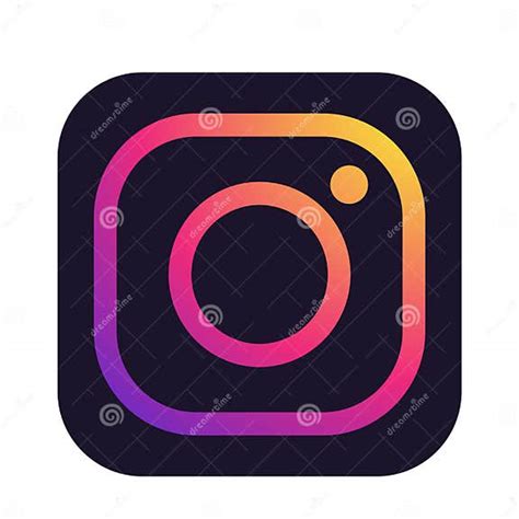 Новый вектор значка логотипа камеры Instagram с современными