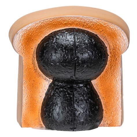 Pt Furrybones Toasty Toast Skull Mini Resin Figurine