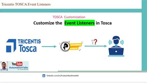 Tricentis Tosca Tosca Automationtesting Eventlisteners Testautomation Toscaeventlisteners