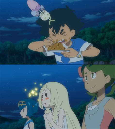 Lana Lillie And Mallow React To Ashs Plan By Hewdraw On Deviantart