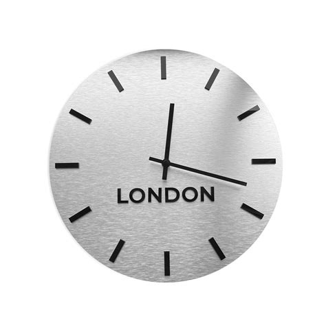 Personalized World Time Zone Clock Modern Hotel Reception Timezone
