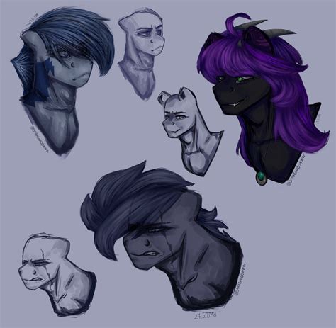 Mlp Sketchdump Just Messin Around By Darkshado On Deviantart