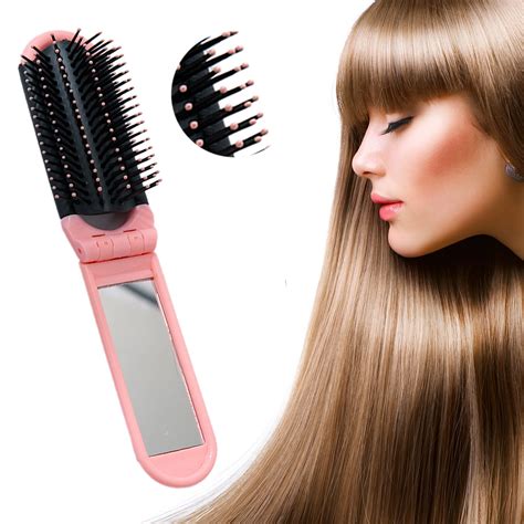 Musatteng Round Brush For Curly Hair Stocking With Name Compact Folding